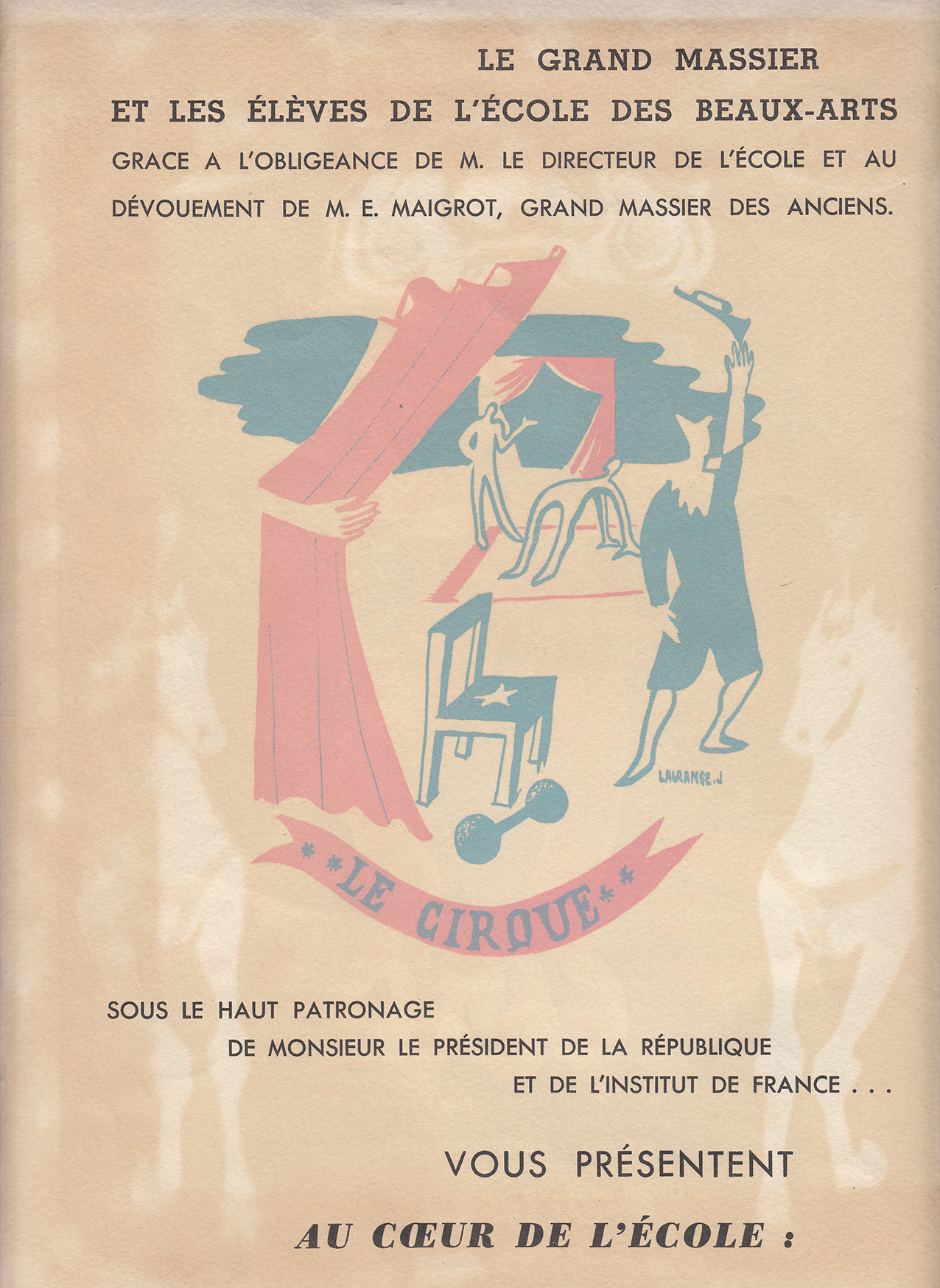 Bal Ecole Beaux-Arts dit Gala de la Grande Masse des Beaux-Arts Le fil ...